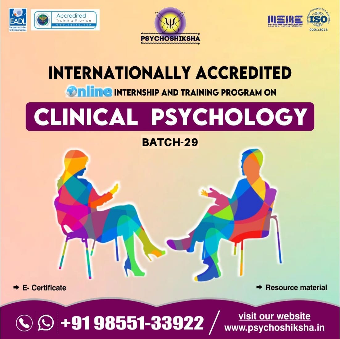 TRAINING & INTERNSHIP – Psycho Shiksha