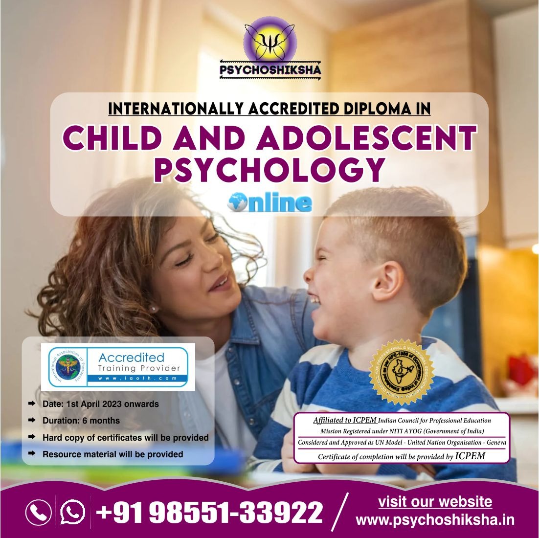 Child and Adolescent Psychology – Psycho Shiksha