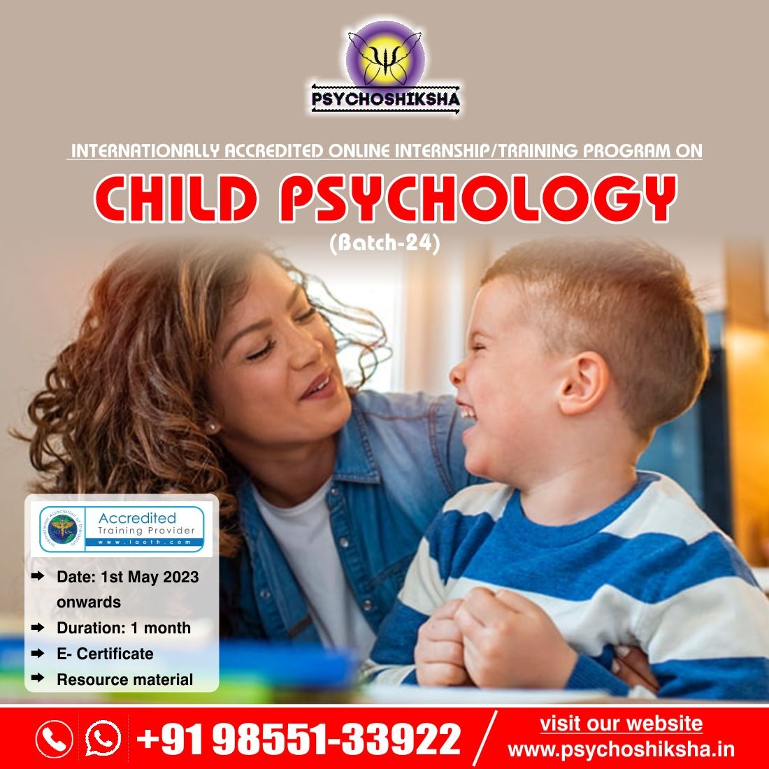 Child Psychology’ (Batch -24): – Psycho Shiksha