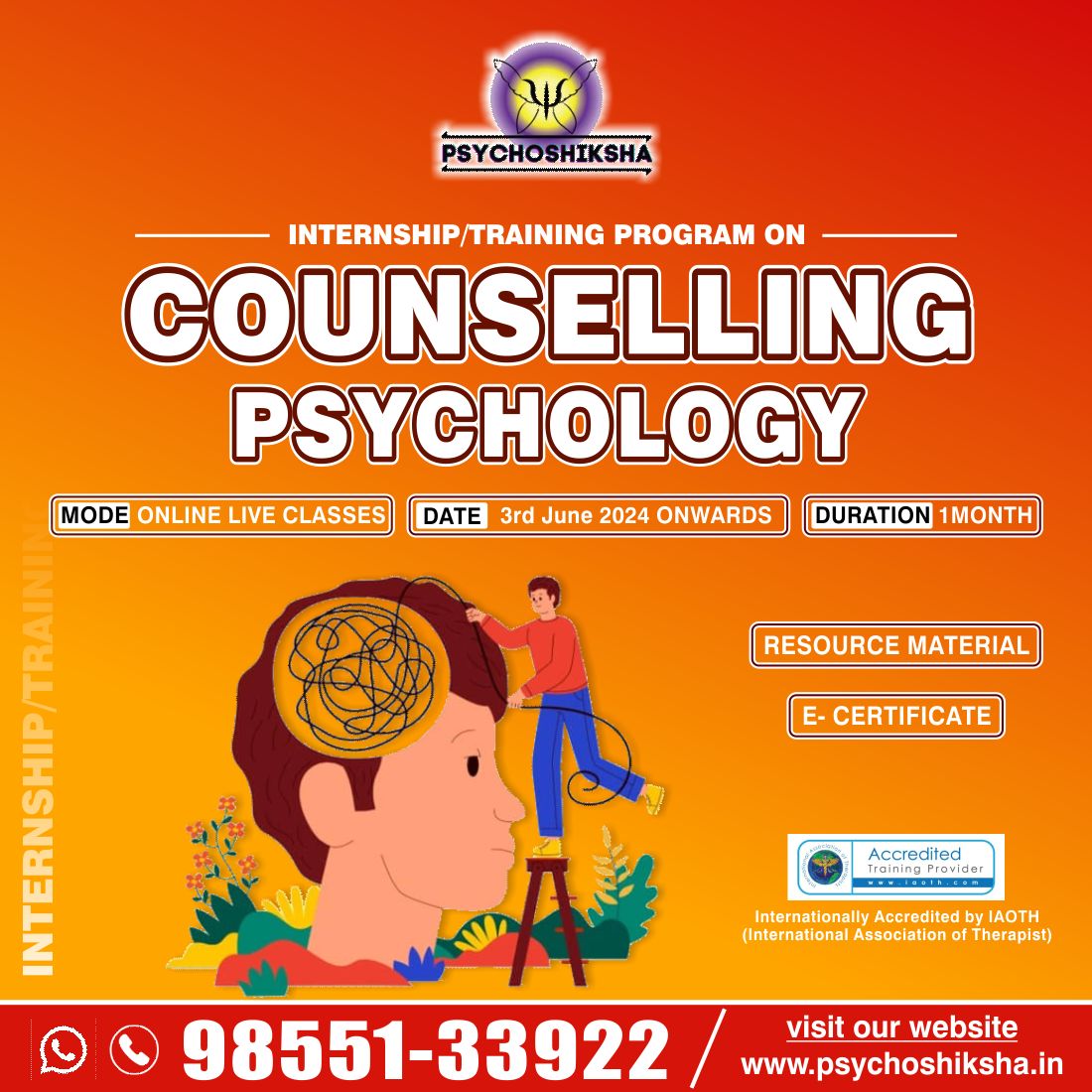 TRAINING & INTERNSHIP – Psycho Shiksha